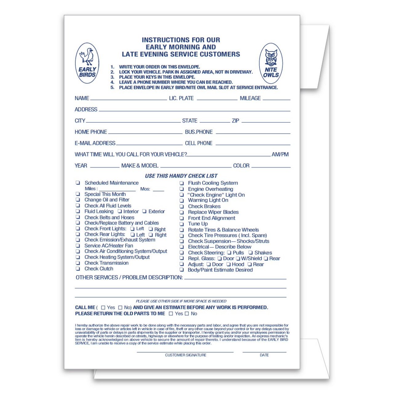 Night Drop Envelopes, Style AM246 - Qty. 500/box