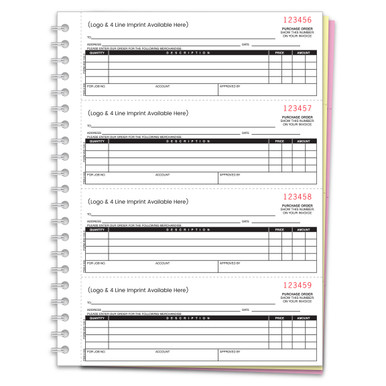 Purchase Order Book, Custom