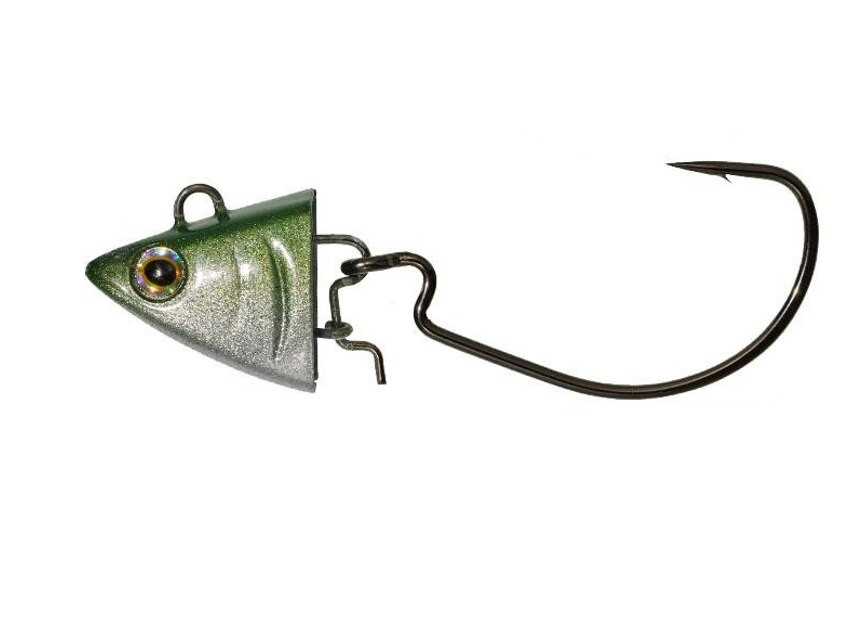 Nitro Sprat Shad Jig Head 120 28g Clear Ayu