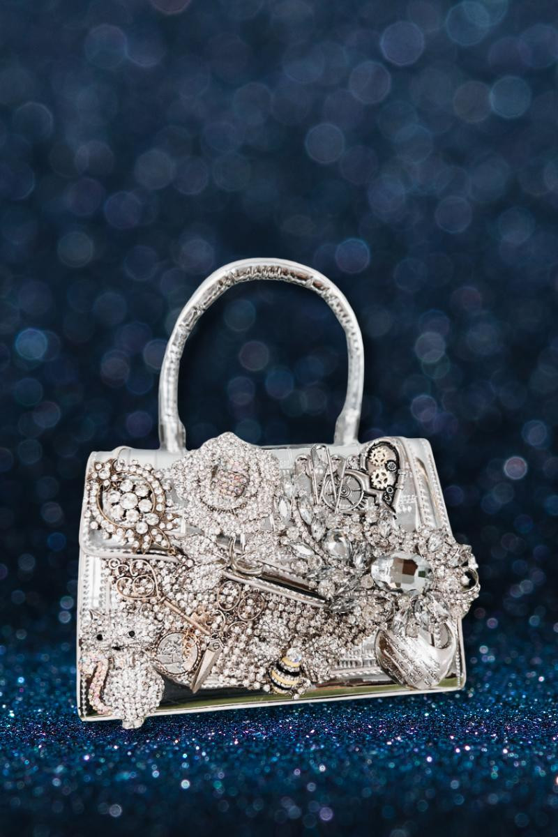 Bold Glam Crystal Bag - House of Tinks