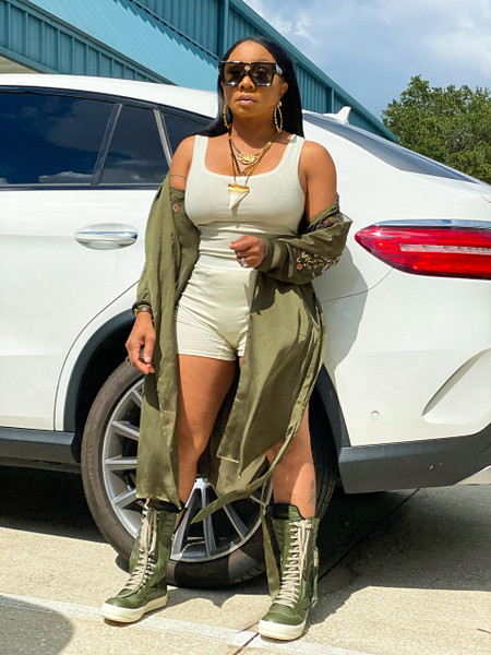 Flora Duster - Olive - House of Tinks