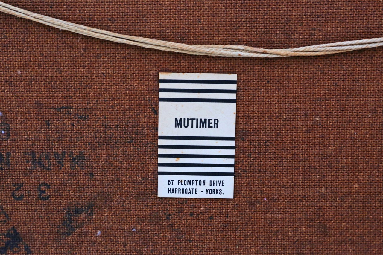 Framed acrylic relief on board original painting by Ray Mutimer C1970s ...