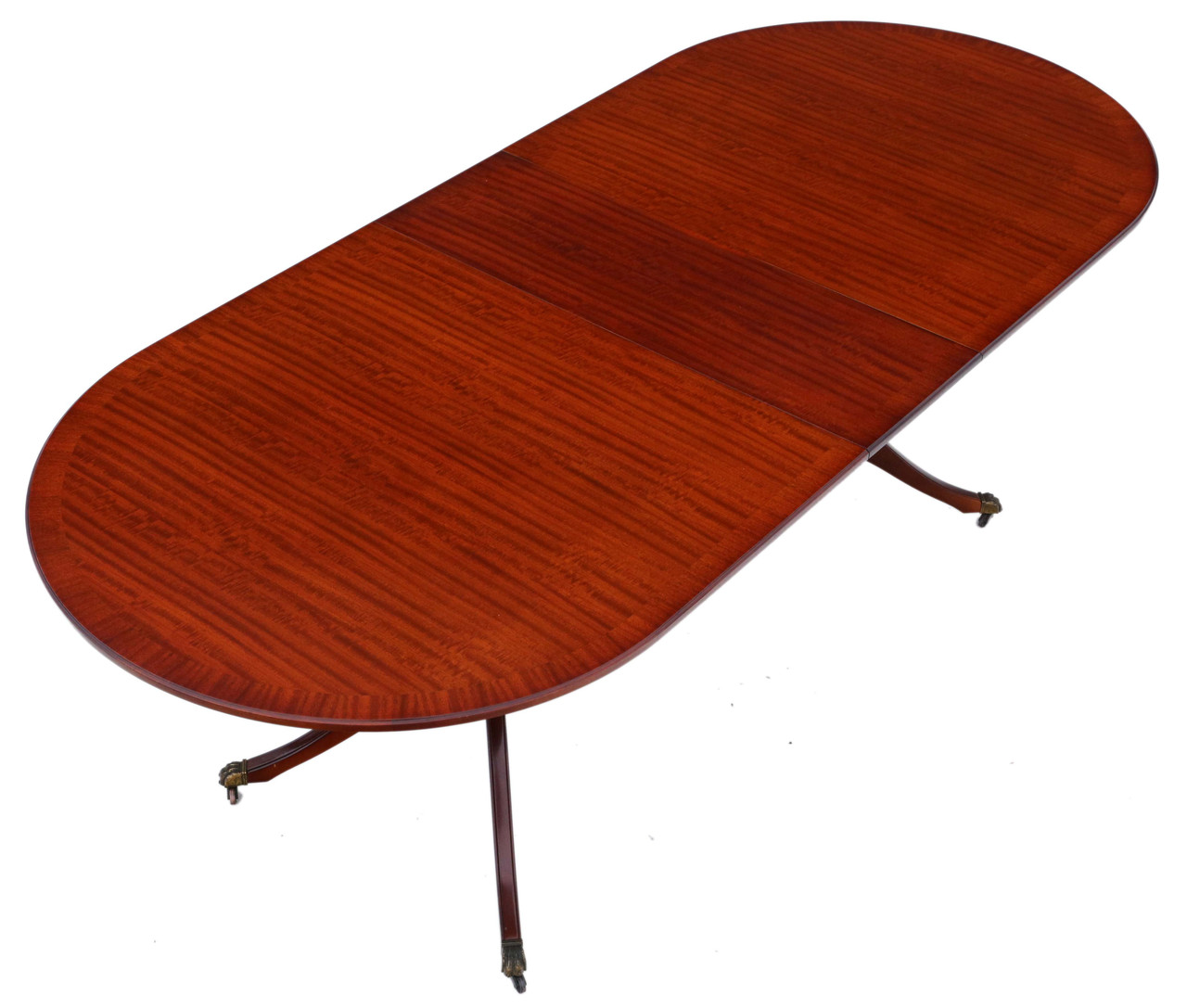 Retro Vintage large quality ~7' mahogany extending dining table double ...