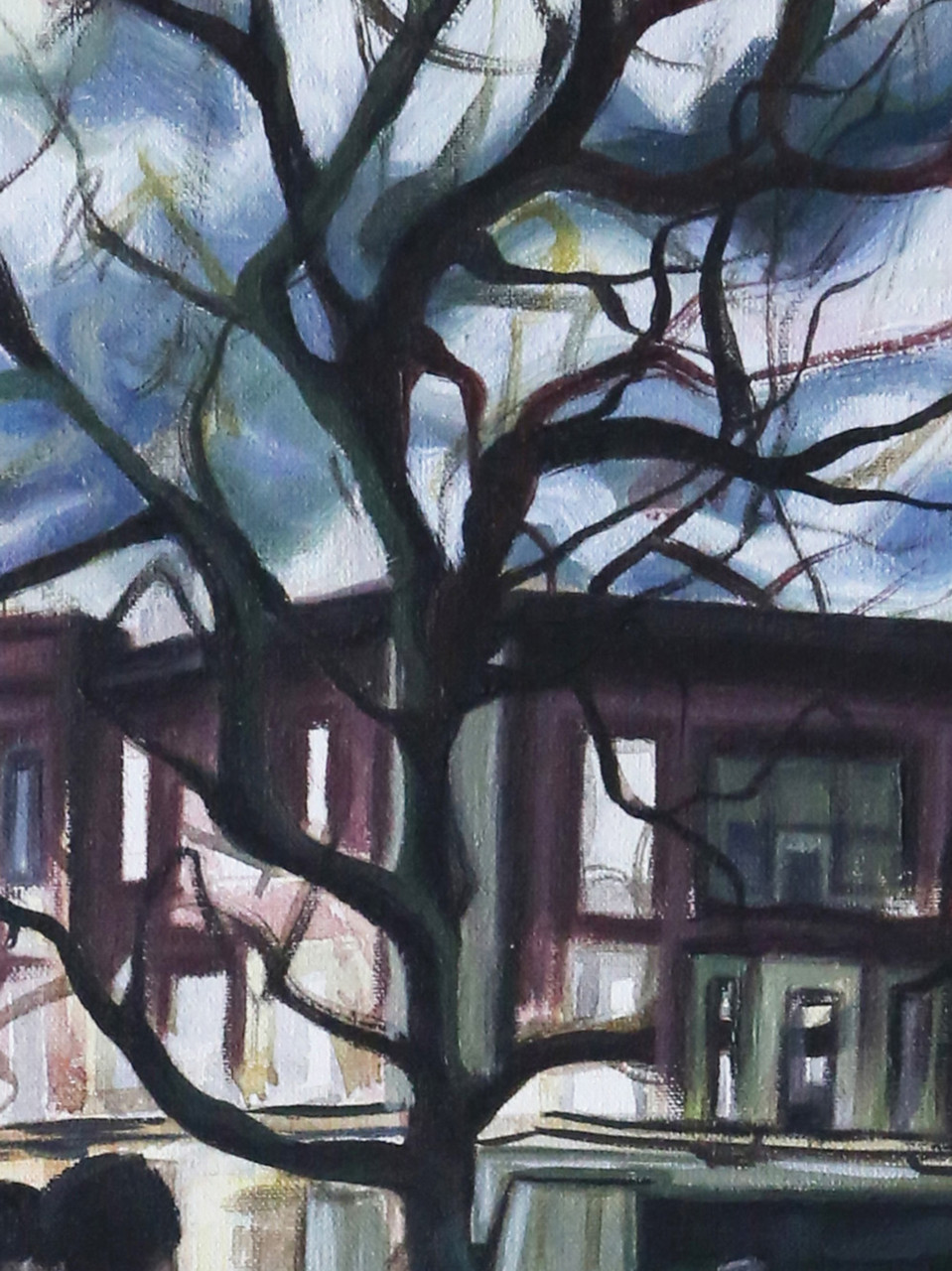 Acrylic Painting on Canvas by Lucy Prior Contemporary London Life ...