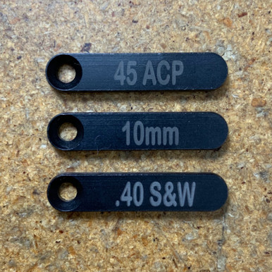 Caliber-Marked Non-Rotating Trigger/Hammer Sideplates & Screws ONLY ...
