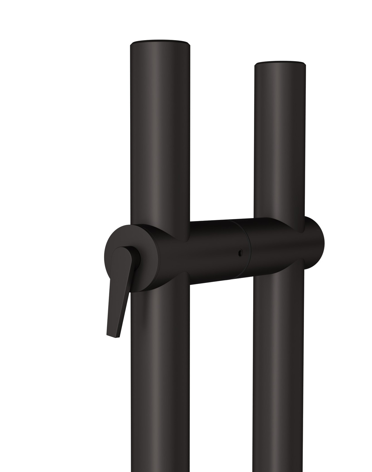 Back-to-Back 48" Locking Ladder Pull Handle Matte Black