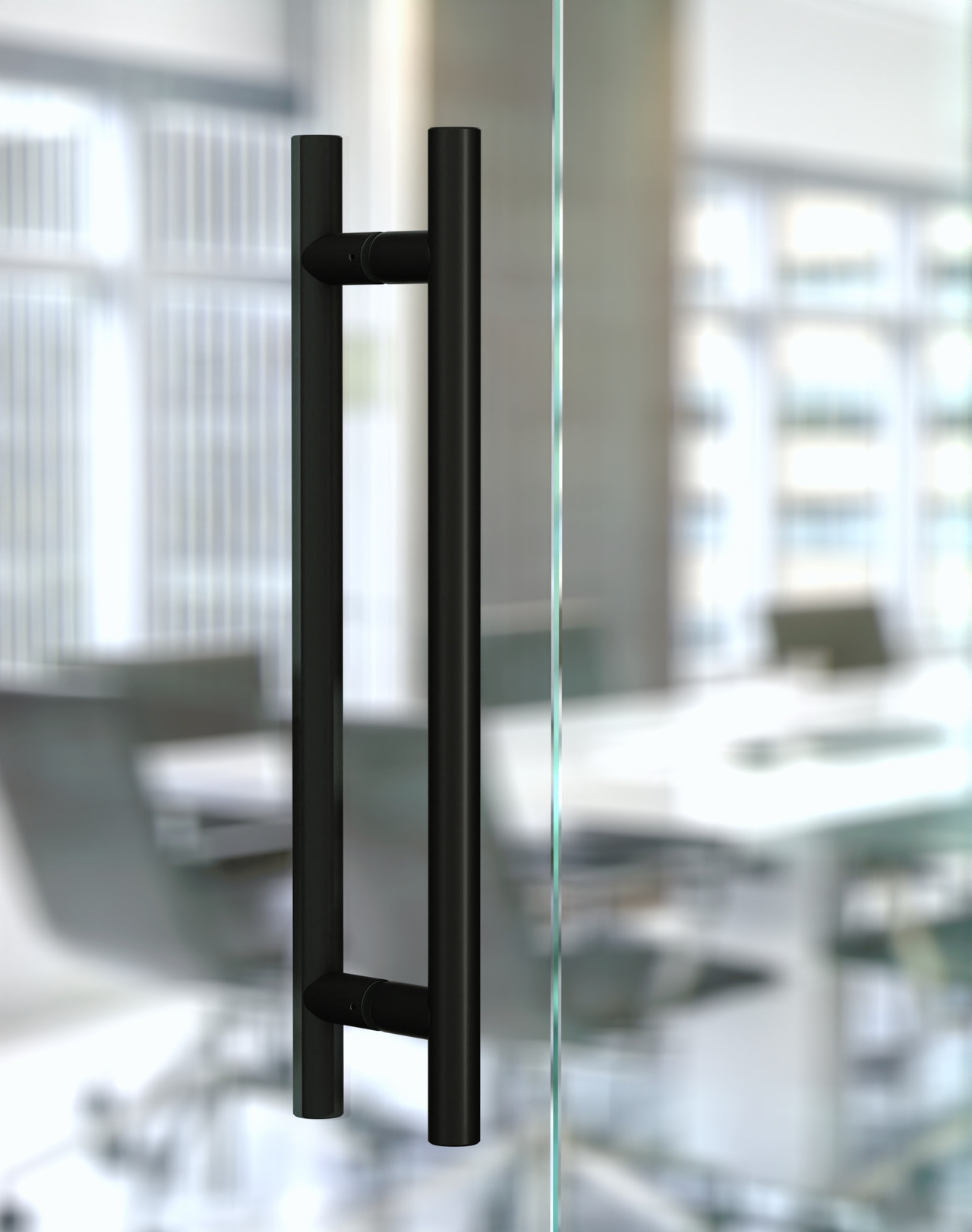 Black 304 Grade Stainless Steel Ladder Pull & Door Handle