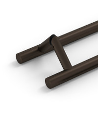 Bronze Powder Coated Pro-Line Series - Offset Ladder Pull Handle
