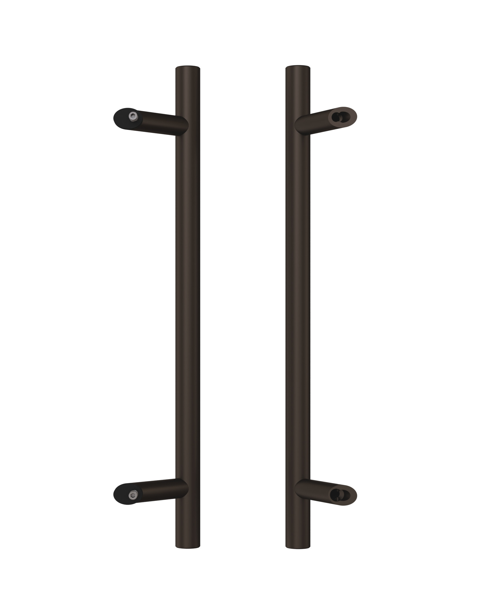 Bronze Powder Coated Pro-Line Series - Offset Ladder Pull Handle