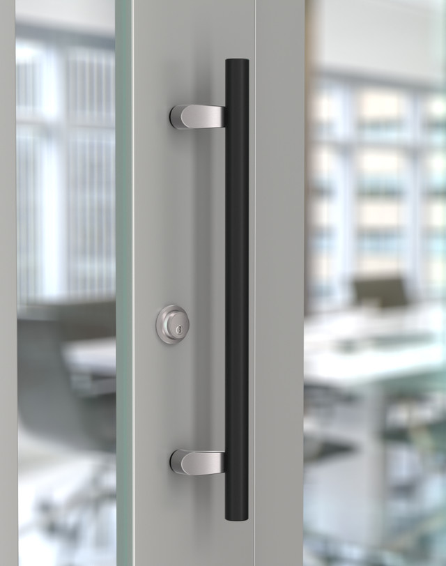 Pro-Line Series: PostMount Offset Pull Handle - Matte Black Powder ...