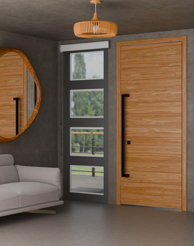 Pro-Line Series: 45º Offset 1.5" x 1" Rectangular Pull Handle