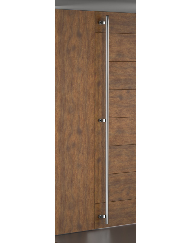 Pro-Line Series: 84" PostMount Offset Ladder Pull Handle with 3-hole ...