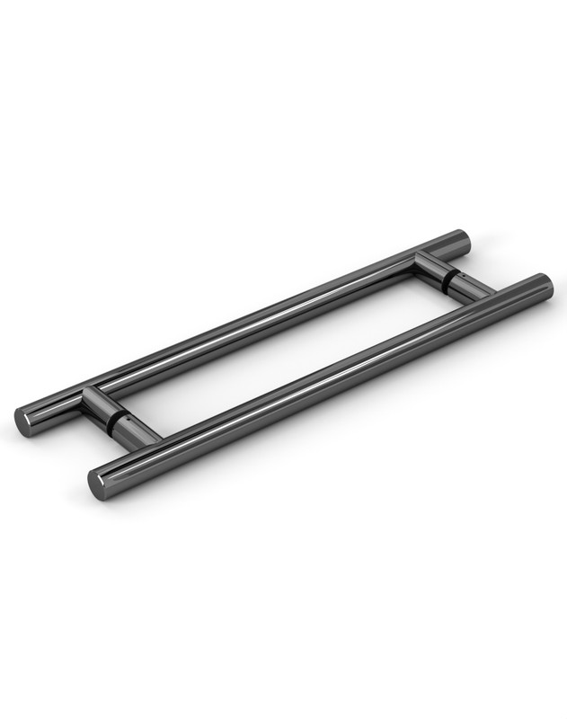 Pro-Line Series: Ladder Pull Handle - Back-to-Back, Polished Gunmetal ...