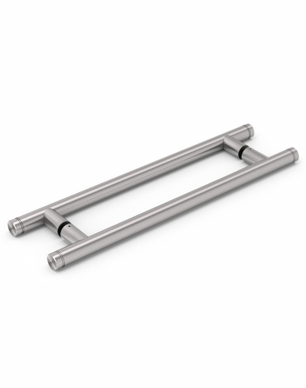 Brushed Satin US32D/630 Finish - Grooved Ladder Pull Door Handle