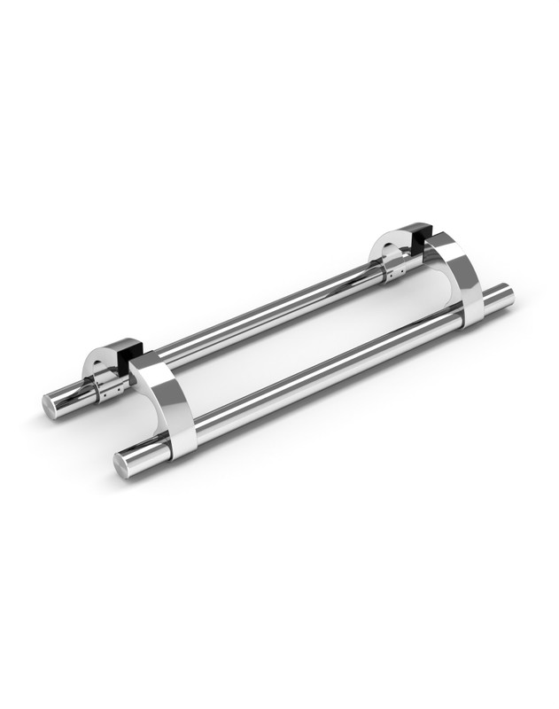 Pro-Line Series: Adjustable Offset Pull Handle - Back-to-Back, Polished ...