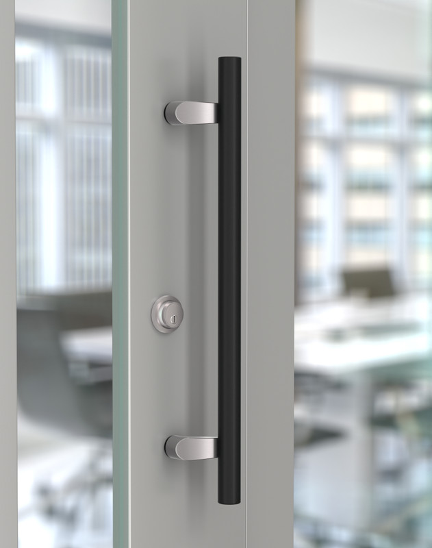 Pro-Line Series: PostMount Offset Pull Handle - Matte Black Powder ...