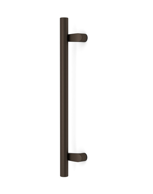 Post Mount Offset SS316 Pull Handle - Bronze Powder Coated