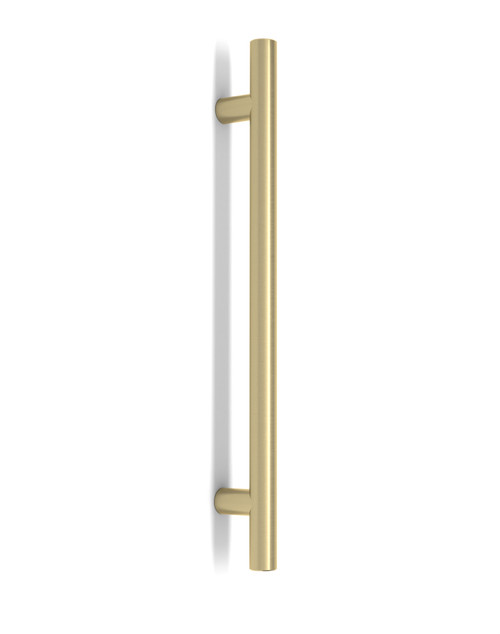 Pro-Line Series - One-Sided Ladder Pull Handle Satin Brass Finish