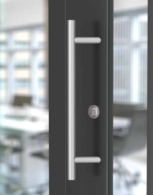 Ladder Style Clear Anodized Aluminum Door Handles & Pull