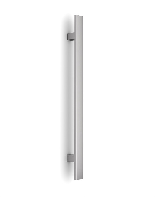 One Sided Flat Bar Ladder Pull Handle, Brushed Satin US32D/630 Finish ...