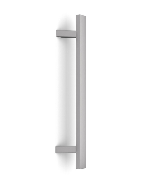 One Sided Flat Bar Offset Ladder Pull Handle, Brushed Satin US32D/630 ...