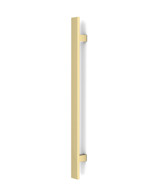Flat Bar Ladder Pull Handle (Satin Brass Finish)