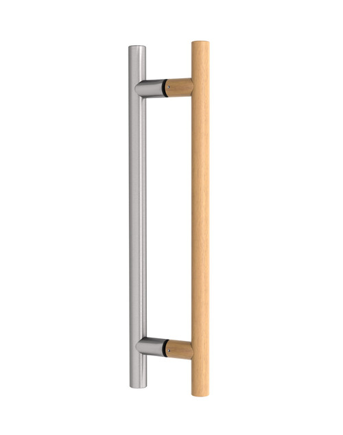 Pro-Line Series: Ladder Pull Handle - Back-to-Back, Solid Beech Wood in ...