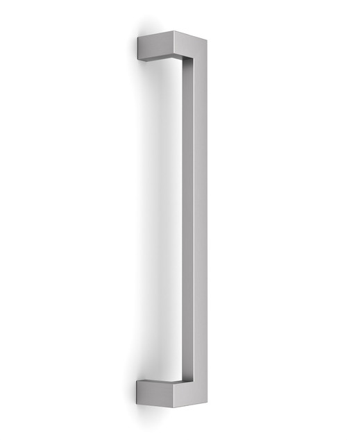 One-Sided 45º Rectangular Pull Handle - Satin Finish