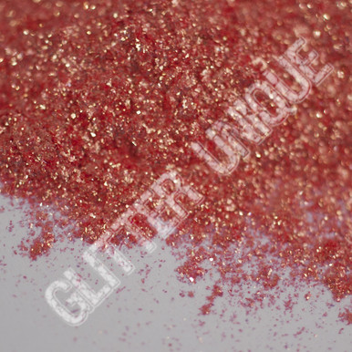 Red-Gold Micro Flakes | Glitter Unique
