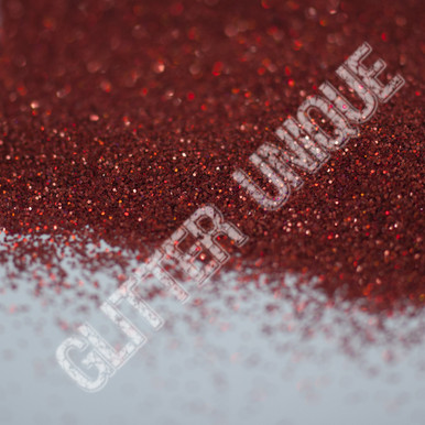 Fire Red Holo Hex .008 | Glitter Unique