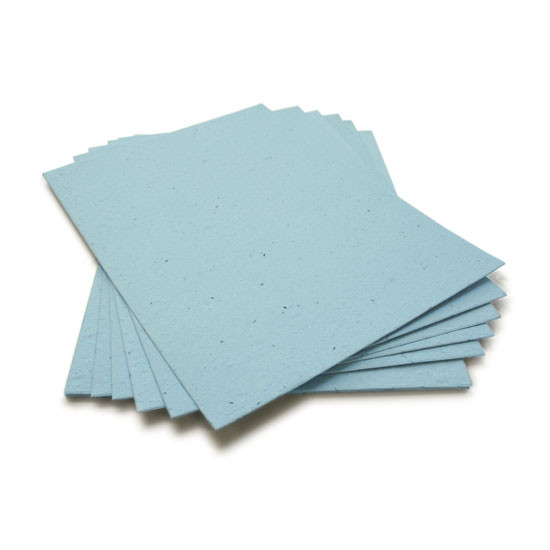 Cornflower Blue Plantable Seeded Paper Sheets with Wildflower Seeds - 8 ...
