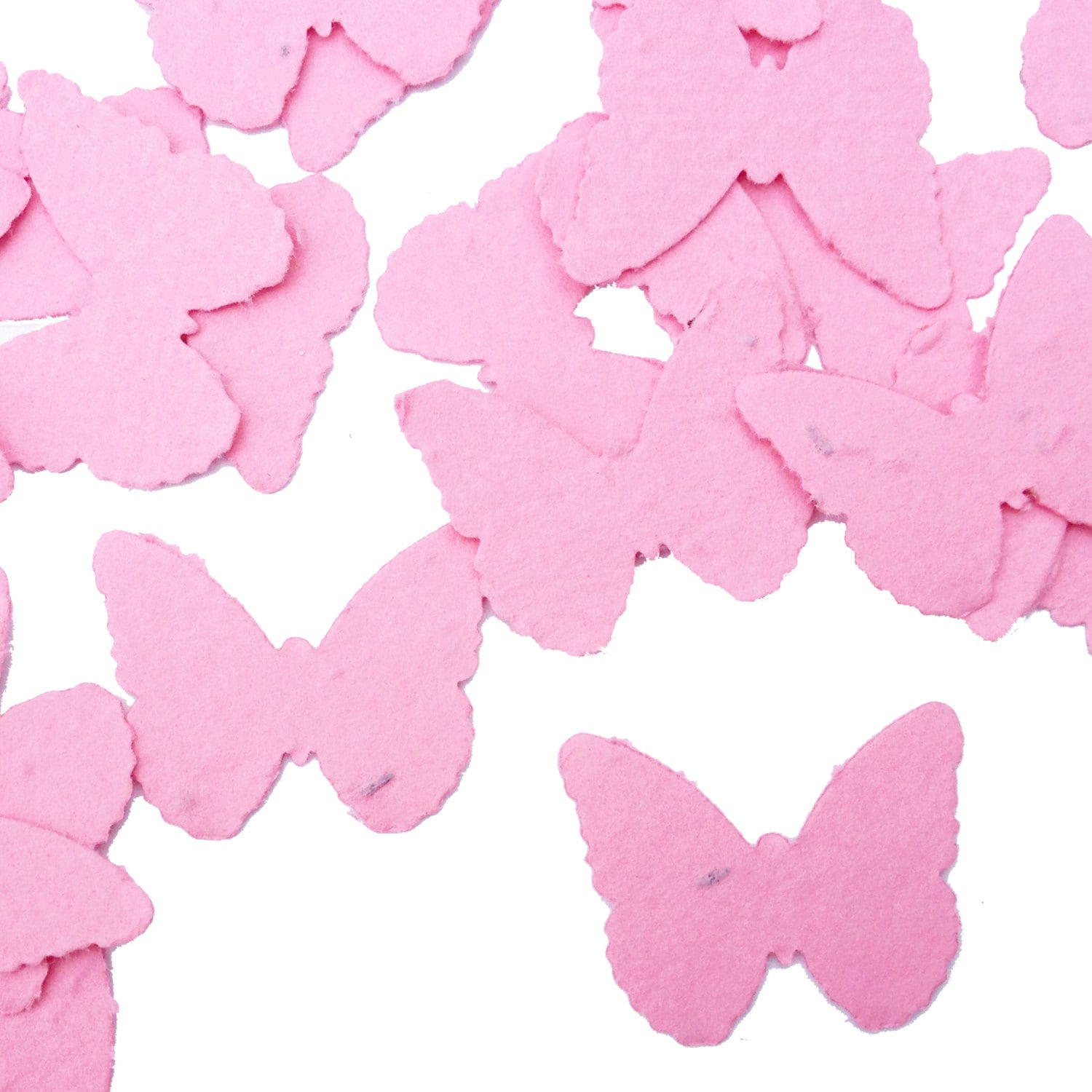 Hot Pink Butterfly Shaped Plantable Seed Paper Confetti, Wildflower ...