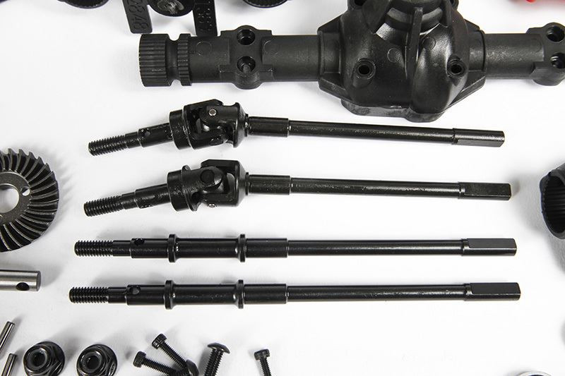 AR44 Locked Axle Set Front or Rear Complete AX31438 Axial SCX10 II 3.75 ...
