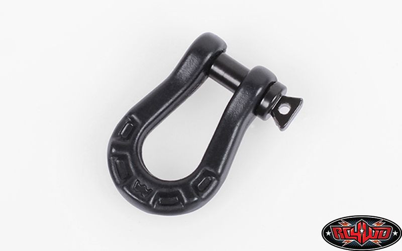 RC4WD Warn 1/10 D-Ring Shackle TOY METAL Black Eyelet Winch Hook Point ...