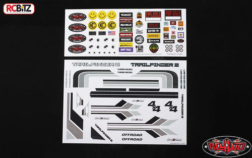 Complete TOY Graphic Decal Sticker TF2 Mojave Hilux Body RC4WD Z-B0140 ...
