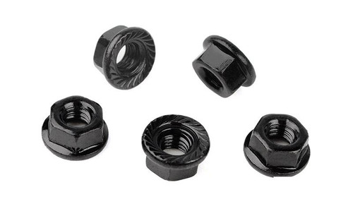 Z-S0547 M4 Low Profile Flanged Lock Nut (Black) RC4WD RC4ZS0547