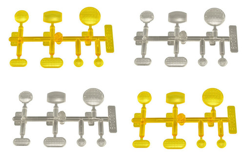 AXIAL LED Lens Set Yellow Clear 4pc Fits AX80045 LED Light Holder ...
