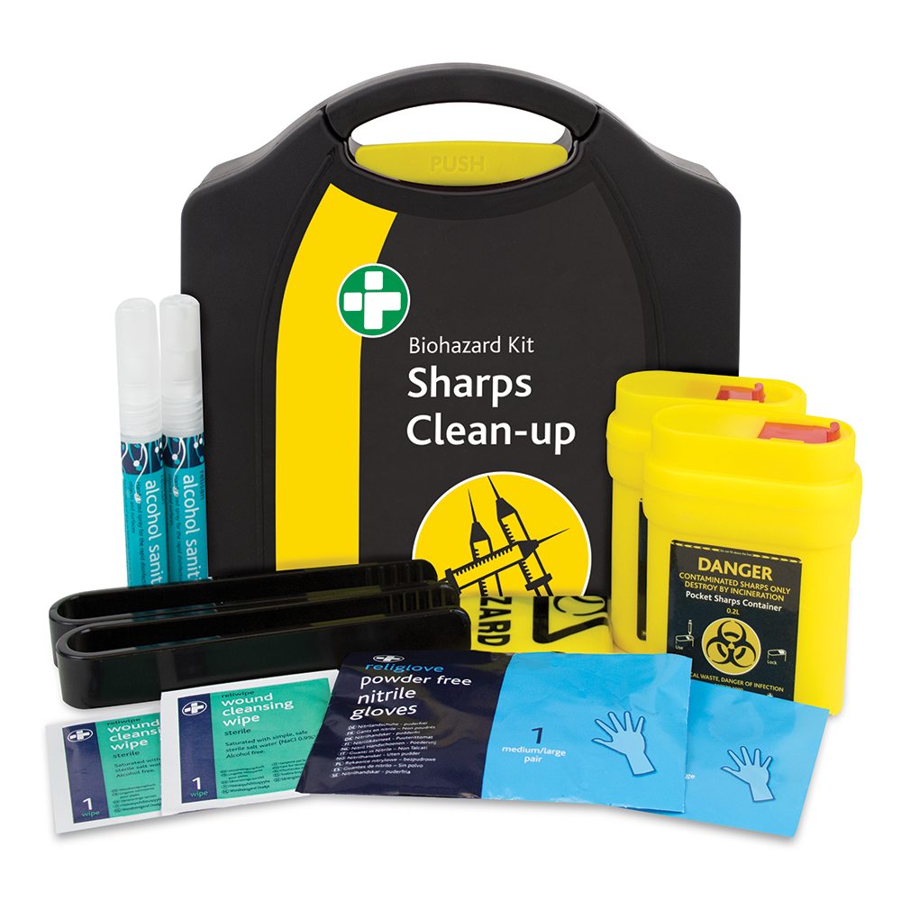 2 Application Sharps Clean-Up Kit - Safe Disposal Solutions