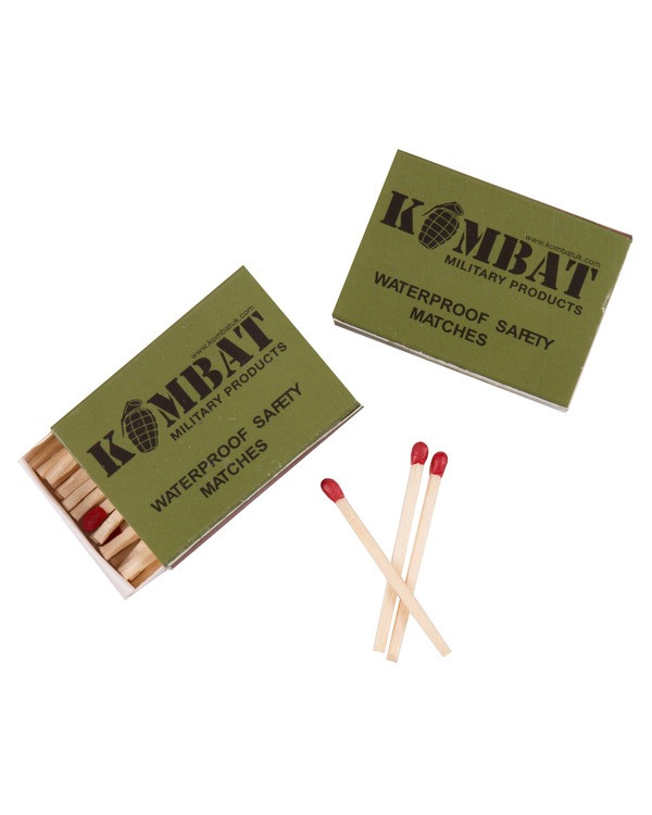 Waterproof Matches Pack of Four - Reliable Fire Starter