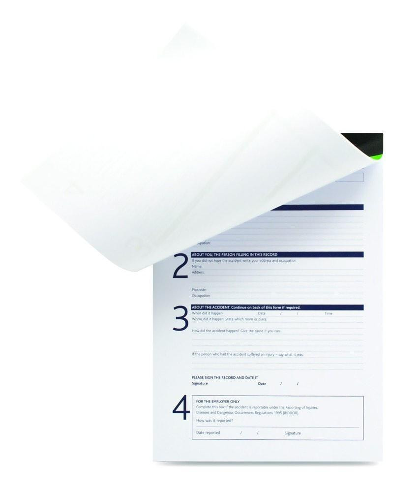 Accident Record Book - A4 Size
