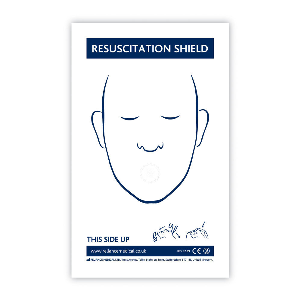 Rebreath CPR Face Shields with Filter Paper