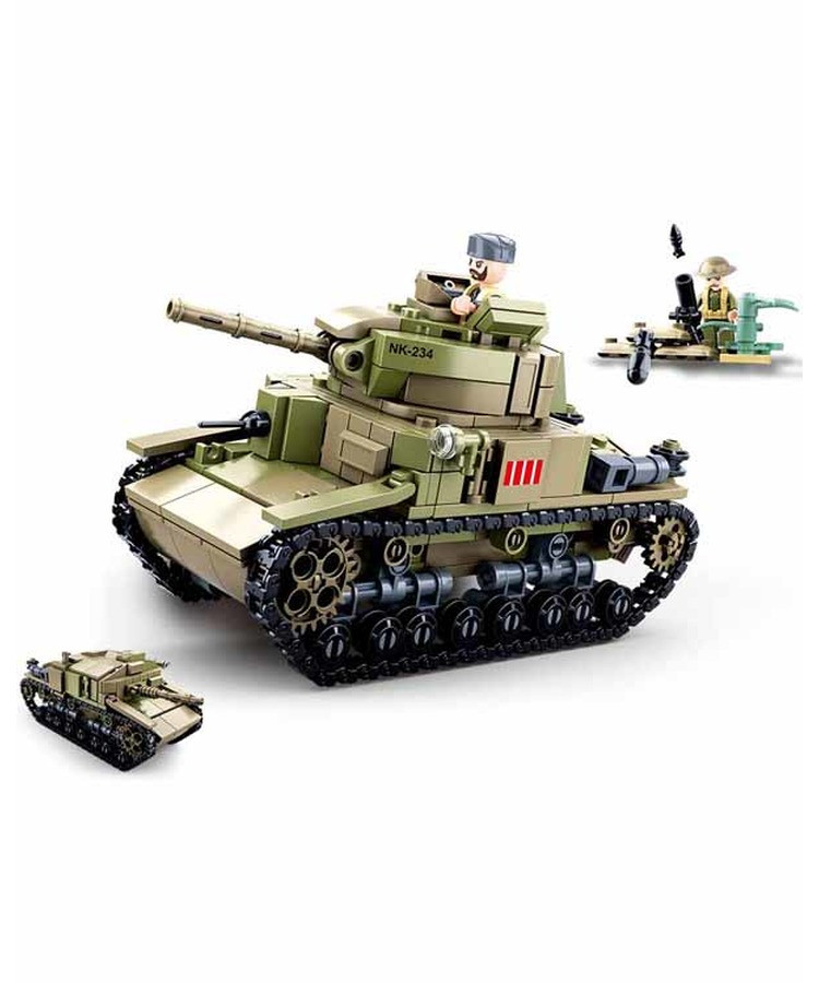 Sluban - B0711 (Medium Italian Tank) - Jax First Aid