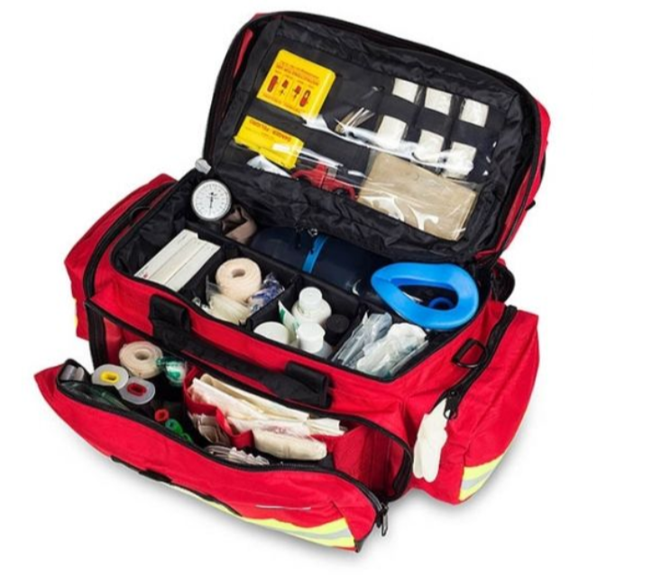 Elite Large Capacity Emergency Bag - Red - Jax First Aid