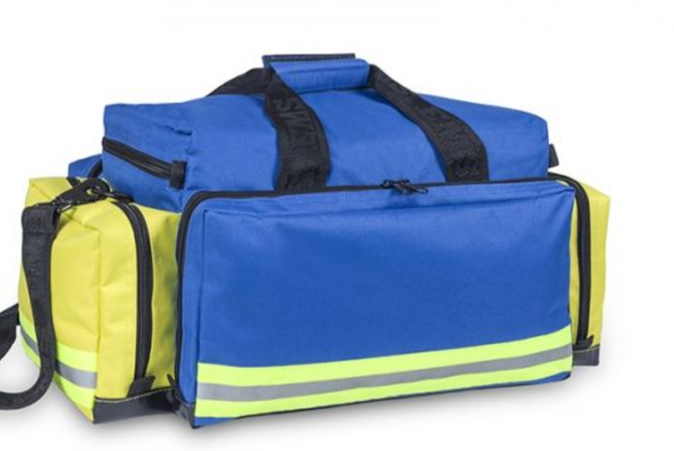 Elite Medium Capacity Emergency Bag - Blue/Yellow - Jax First Aid