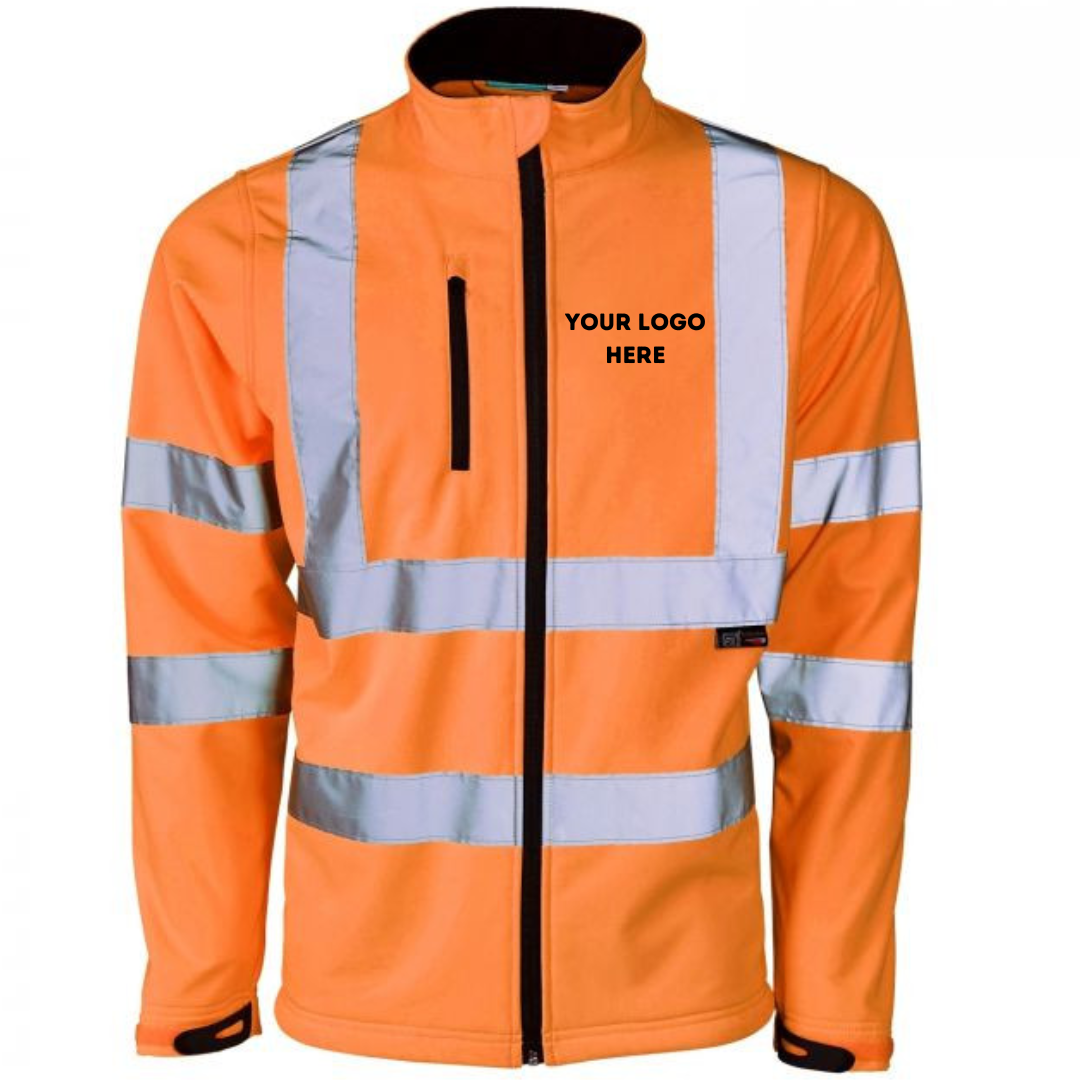 Hi Vis Softshell Jacket in Orange or Yellow - Jax First Aid