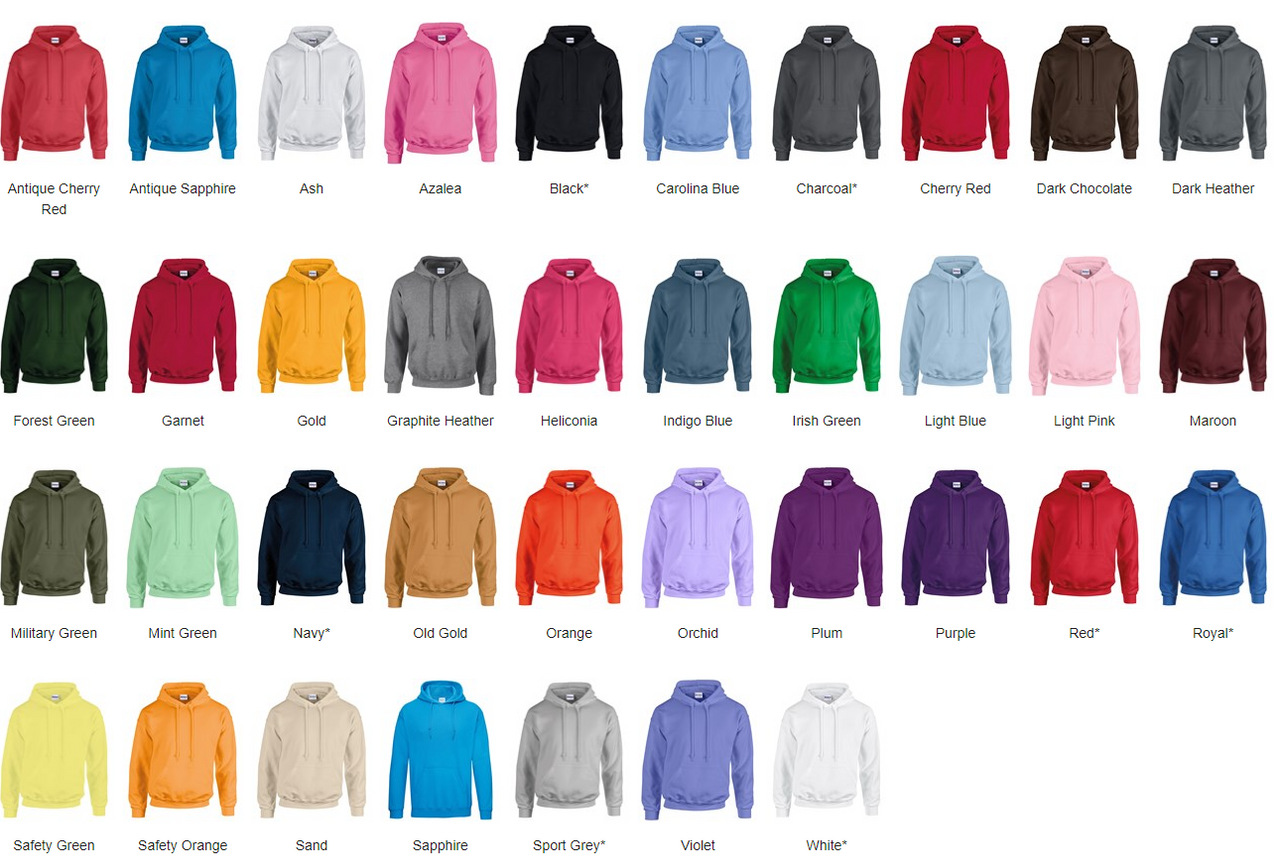 Adult Gildan Heavy Blend™ Hooded Sweatshirt - Warm and Durable