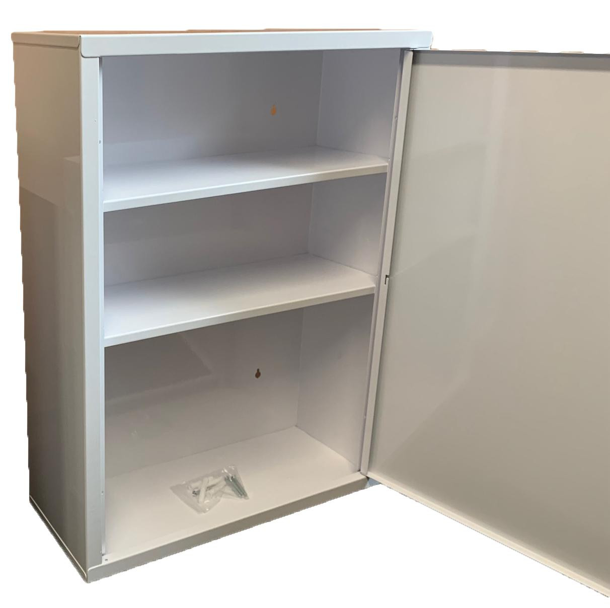 First Aid Medical Wall Cabinet - Large, Empty, Lockable