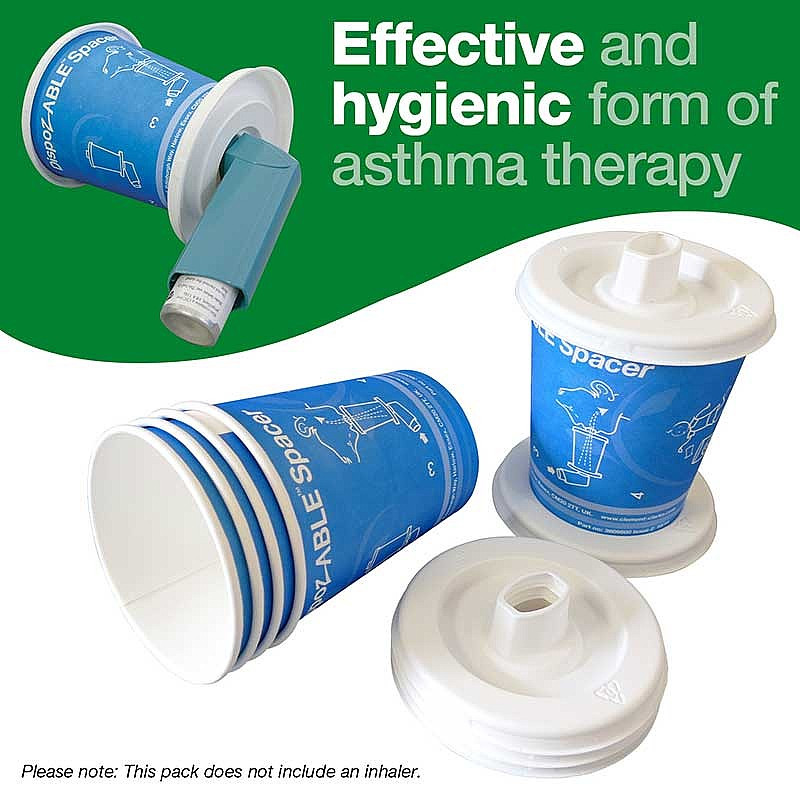 DispozABLE Inhaler Spacer - Pack of 10, Single Use