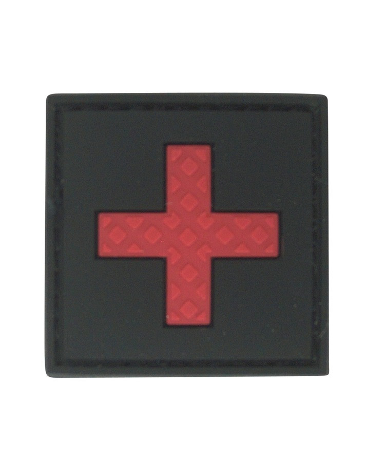 First Aid Patch - Red, PVC Tactical Patch