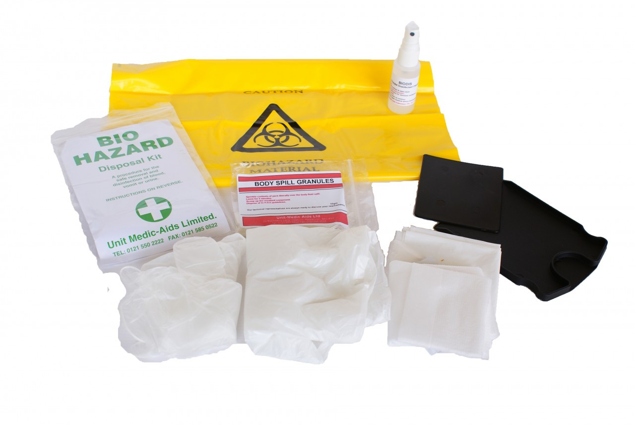 Body Fluid Kit in Plastic Box - 2 Applications
